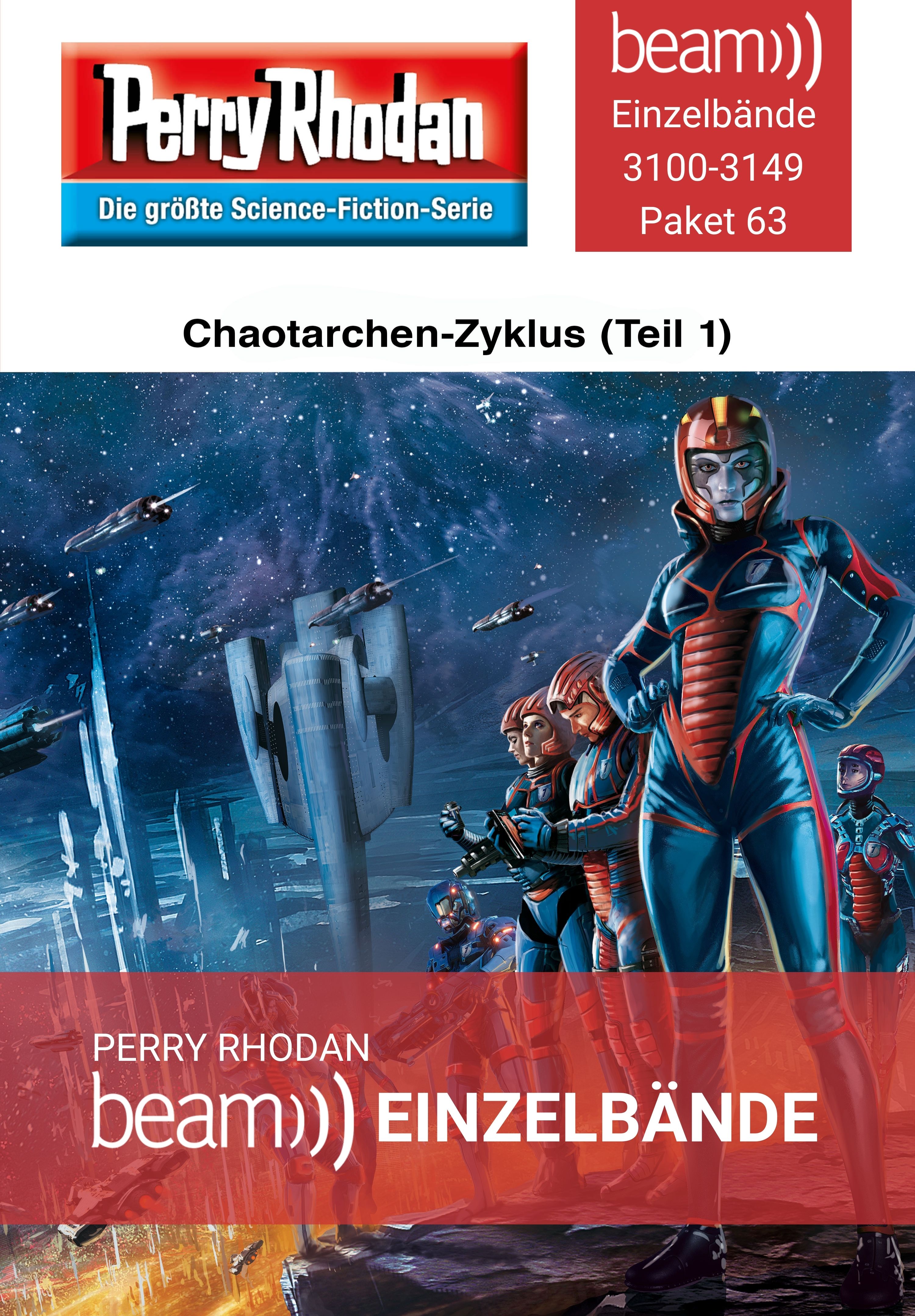 Perry Rhodan-Paket 63 Beam Einzelbände: Chaotarchen (Teil 1) (Perry ...